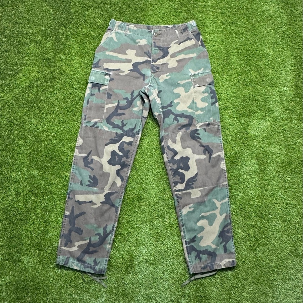 Authentic Us Military Camo Tactical Combat Pants Wood… - Gem